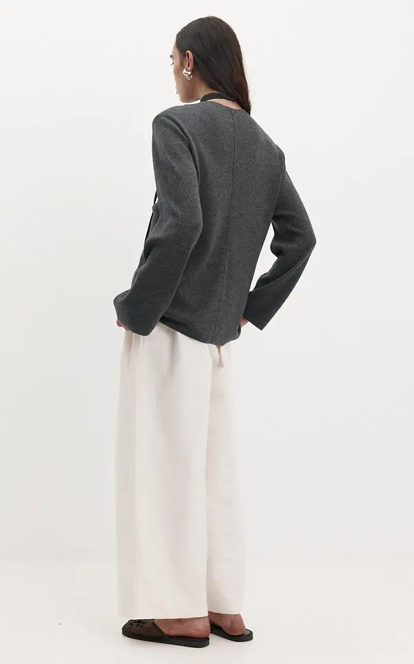 HARRIS TAPPER Exclusive Violetta Wool-cashmere Cardigan