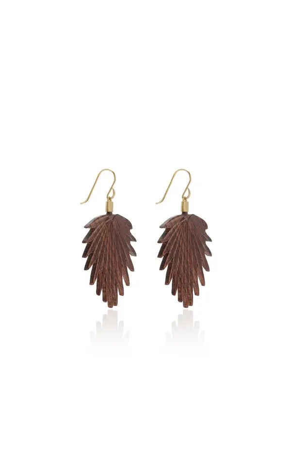 Annette Ferdinandsen Rosewood Fan Palm Earrings