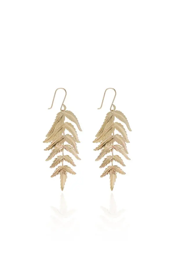 Annette Ferdinandsen Large Fern Earrings