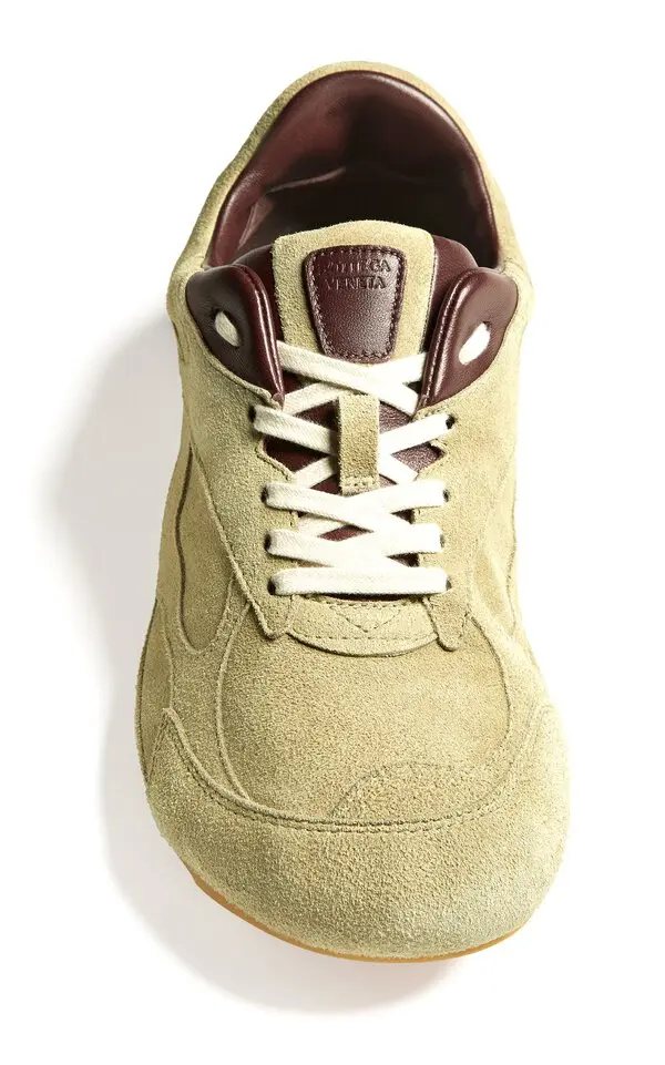 Bottega Veneta Orbit Flash Suede Lace-up Sneakers