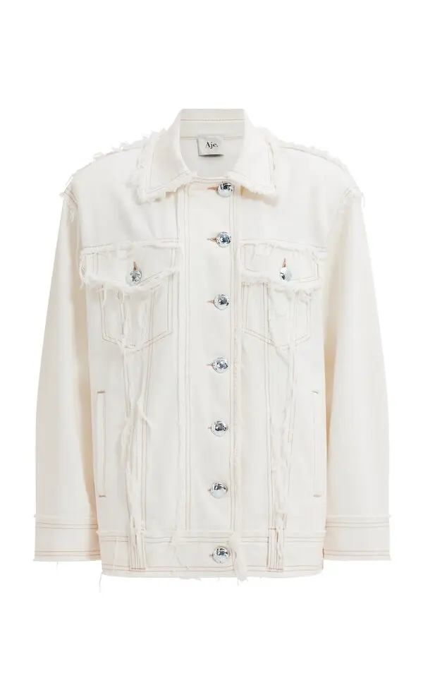 Aje Kirra Cotton Denim Jacket