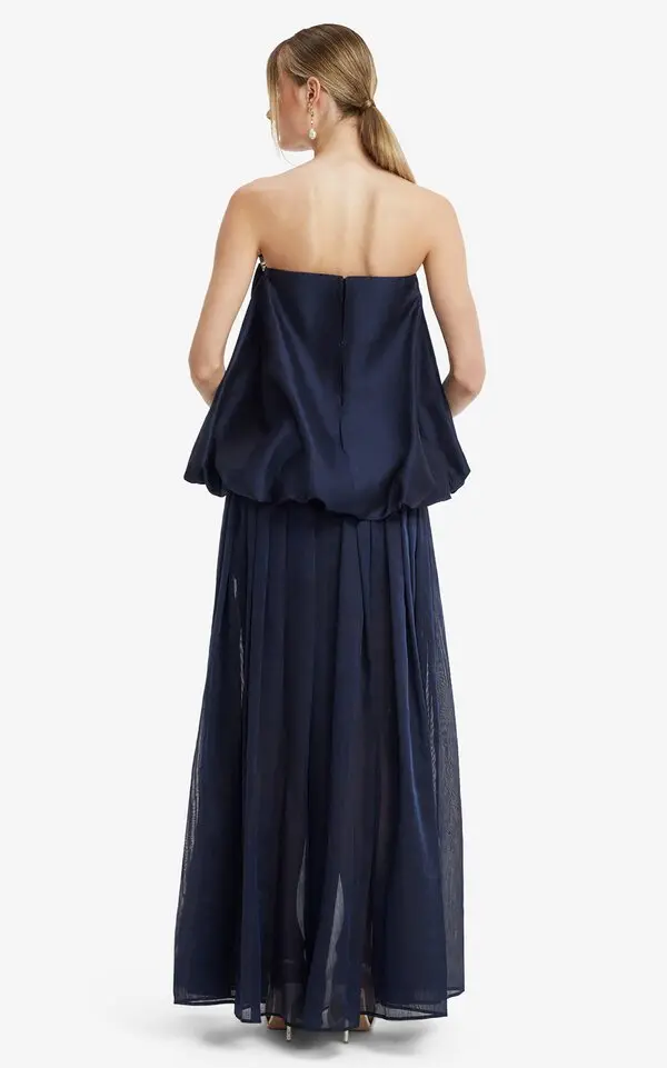 LEO LIN Leonie Applique Bustier Top Midnight