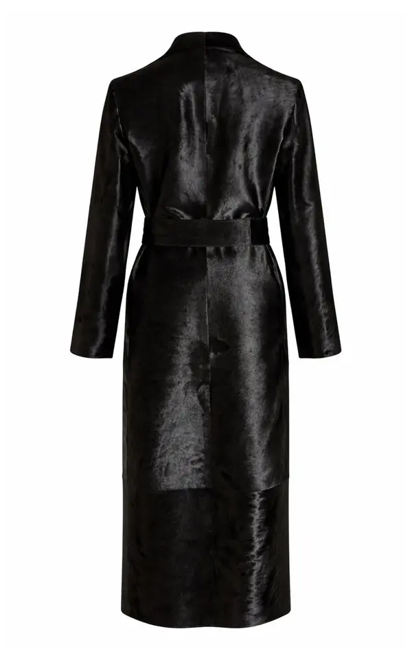ZUT Fort Haircalf Leather Coat