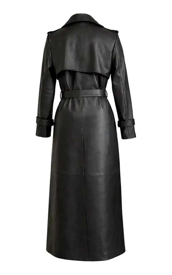 ZUT Navan Leather Trench Coat