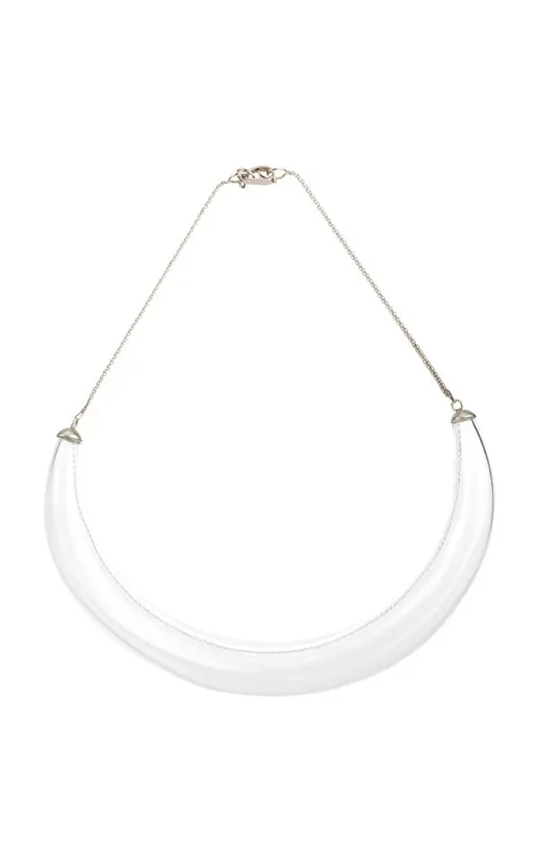 MAZ MANUELA ÁLVAREZ Sterling Slim Glass Choker