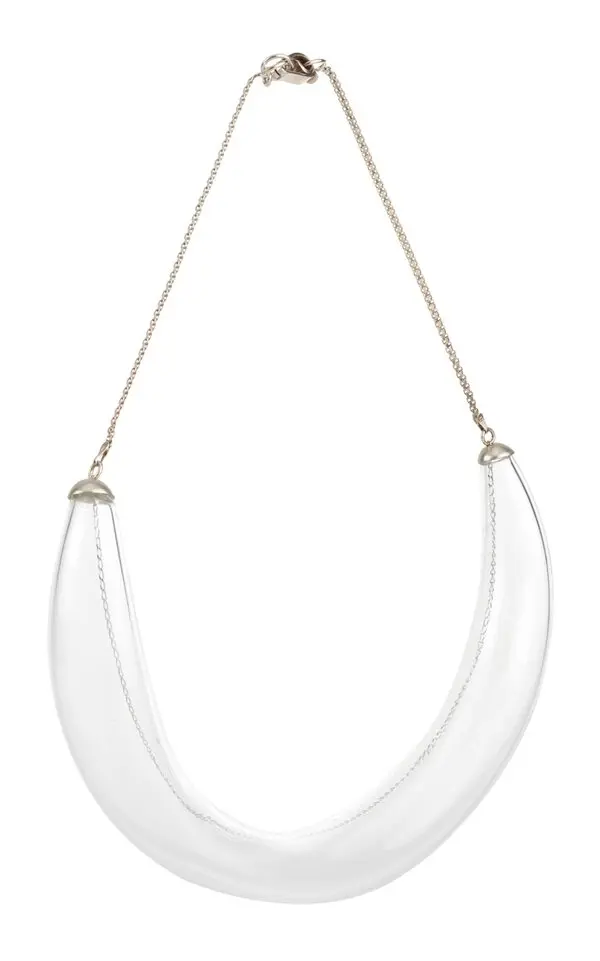 MAZ MANUELA ÁLVAREZ Sterling Slim Glass Choker