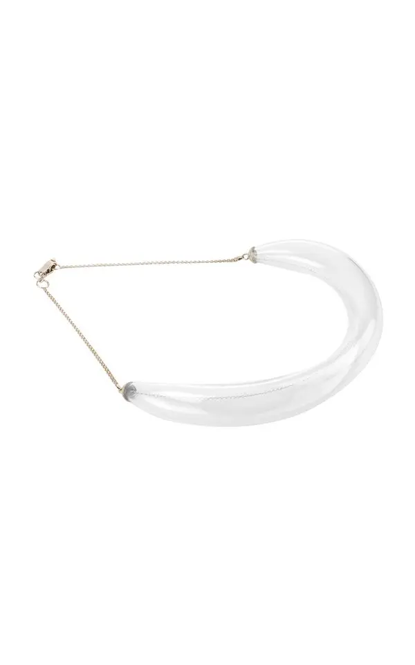 MAZ MANUELA ÁLVAREZ Sterling Slim Glass Choker