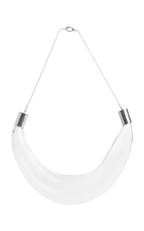 MAZ MANUELA ÁLVAREZ Sterling Thick Glass Choker
