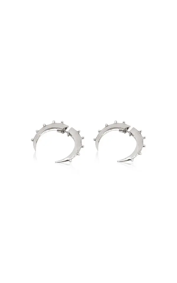 AYSHA BILGRAMI 925 Sterling Crescent Hoops
