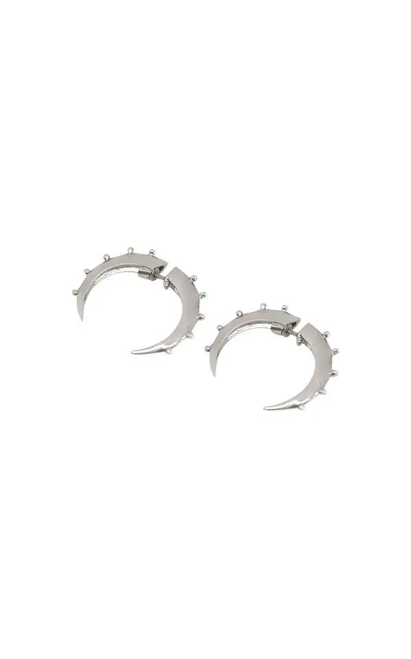 AYSHA BILGRAMI 925 Sterling Crescent Hoops
