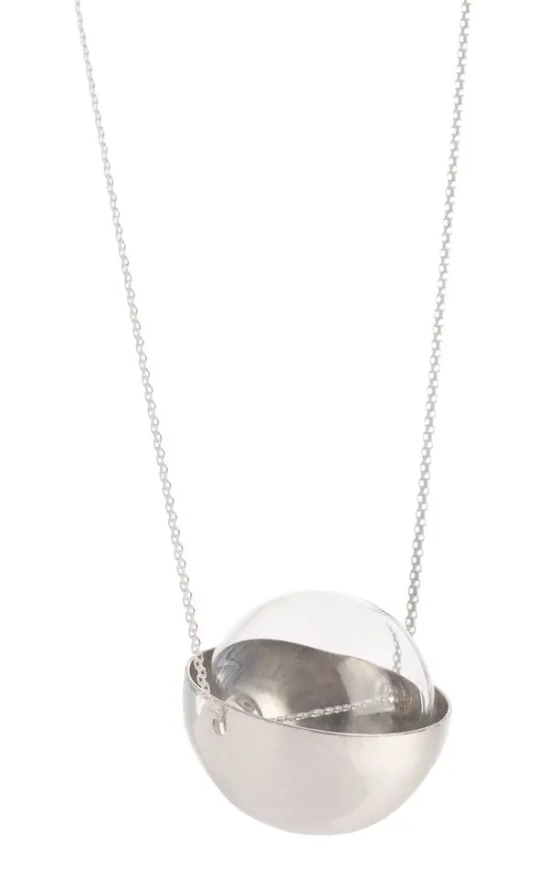 MAZ MANUELA ÁLVAREZ Sterling And Glass Half-sphere Necklace
