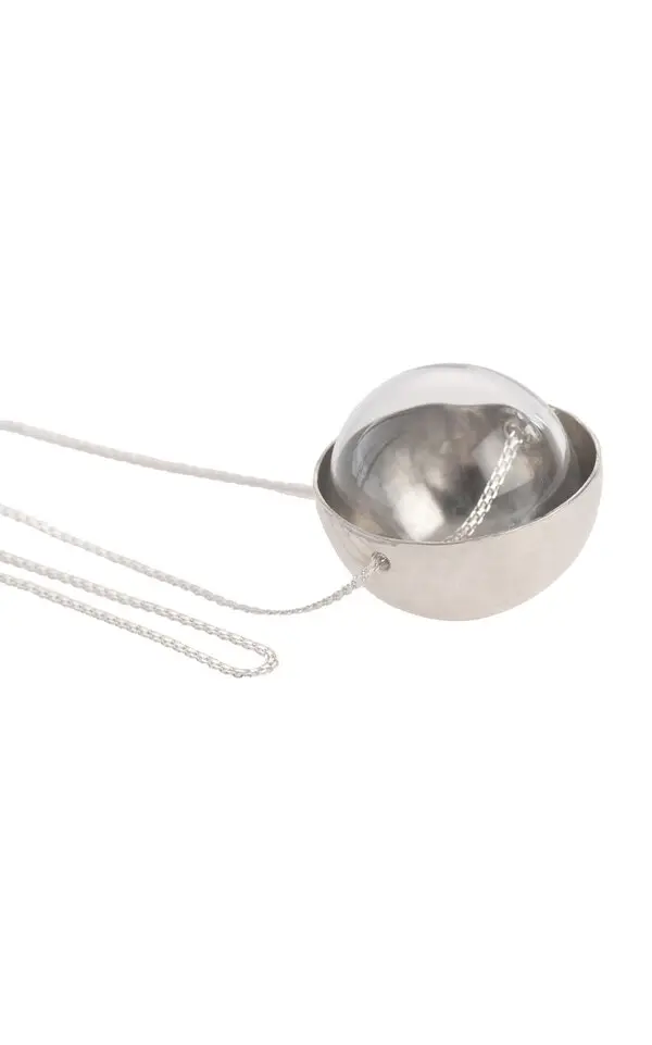 MAZ MANUELA ÁLVAREZ Sterling And Glass Half-sphere Necklace