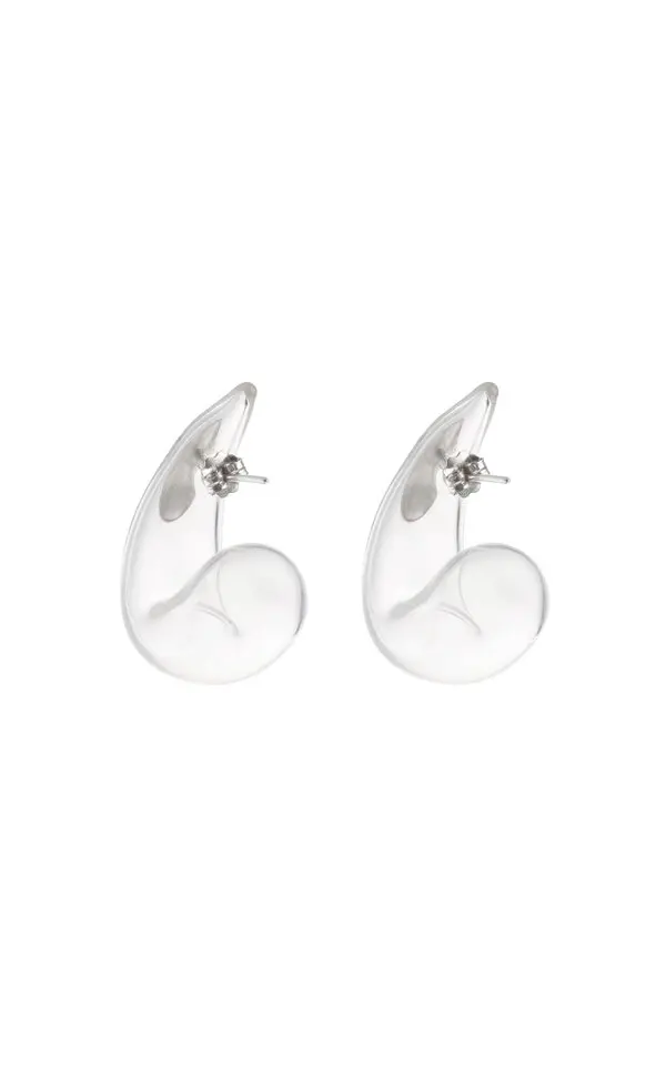 MAZ MANUELA ÁLVAREZ Sterling Medium Drop Glass Earrings