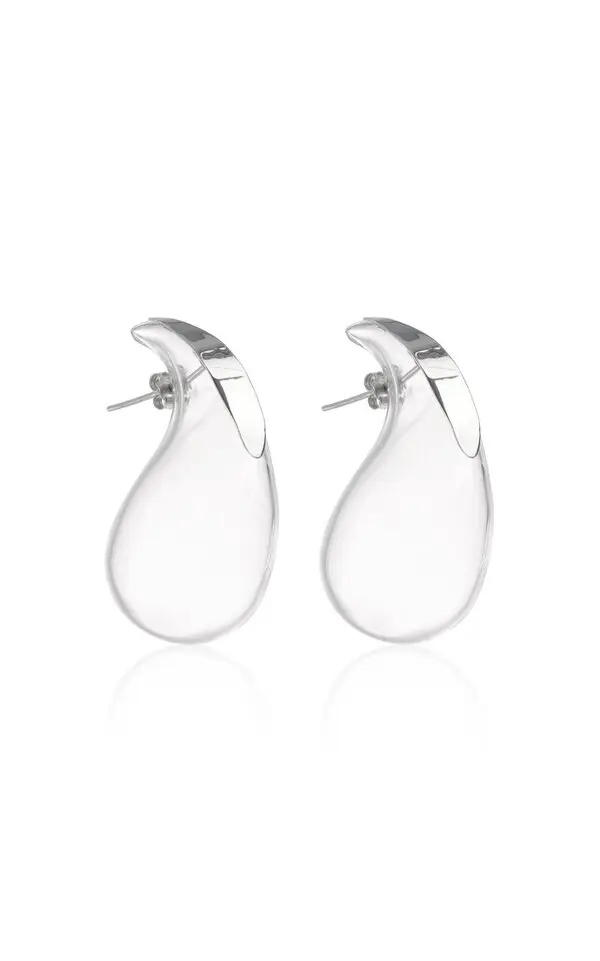 MAZ MANUELA ÁLVAREZ Sterling Large Drop Glass Earrings