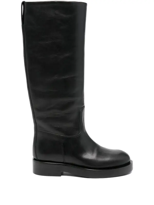 Paris Texas Napa Leather Knee High Boots - Multicolor