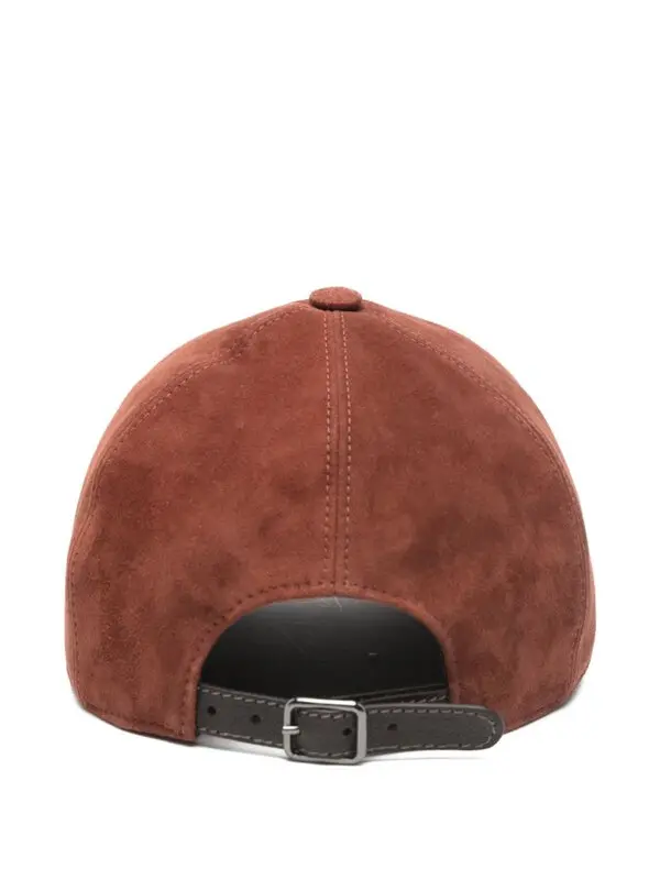Brunello Cucinelli Leather Baseball Cap