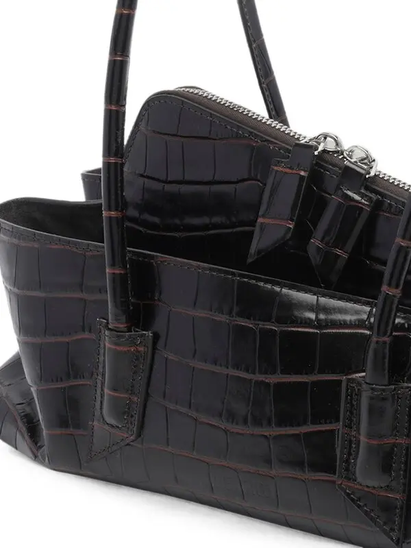 Attico La Passeggiata Small Leather Shoulder Bag - Multicolor