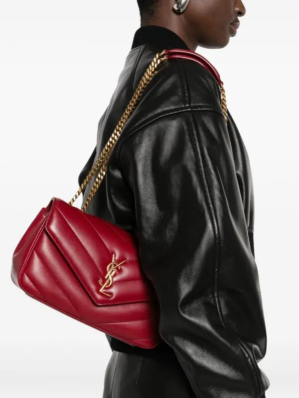 Saint Laurent Loulou Small Leather Shoulder Bag - Multicolor