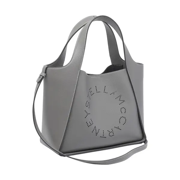 Stella McCartney Logo Detail Tote Bag - Gray