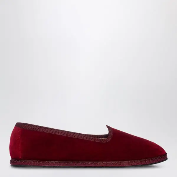 VIBI VENEZIA Burgundy Velvet Friulane - Red