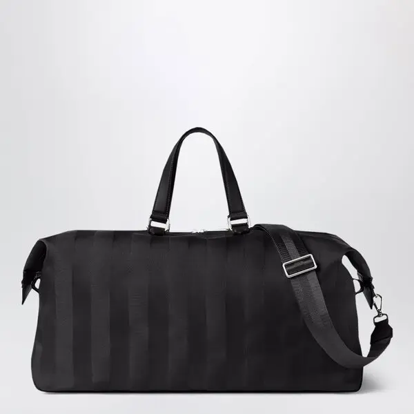 Fendi Pequin Nylon Duffle Bag - Black