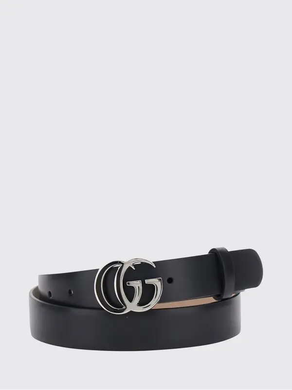 Gucci Double G Buckle Belt - Black