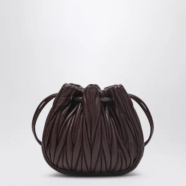 Miu Miu Quilted Nappa Drawstring Pouch