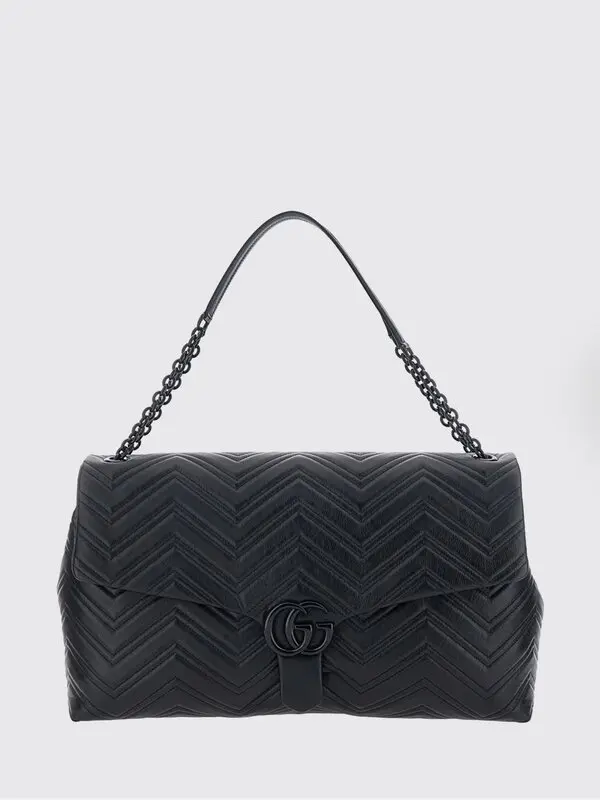 Gucci Quilted Crossbody Bag - Black