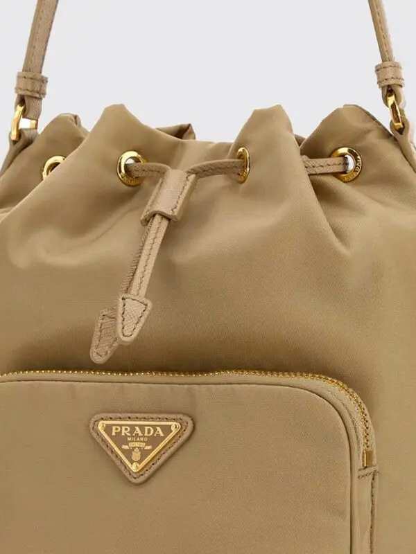 Prada Mini Bucket Bag - Brown