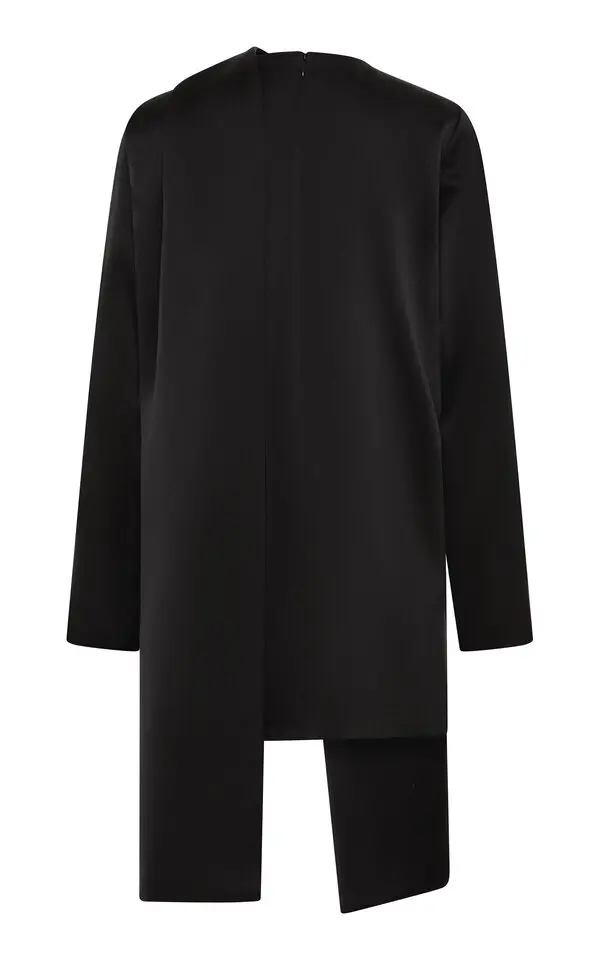 Rachel Gilbert Vista Silk-blend Draped Mini Dress