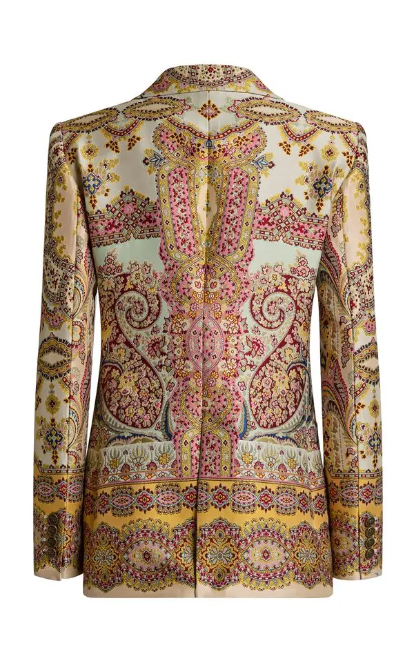Etro Patterened Cotton-blend Blazer