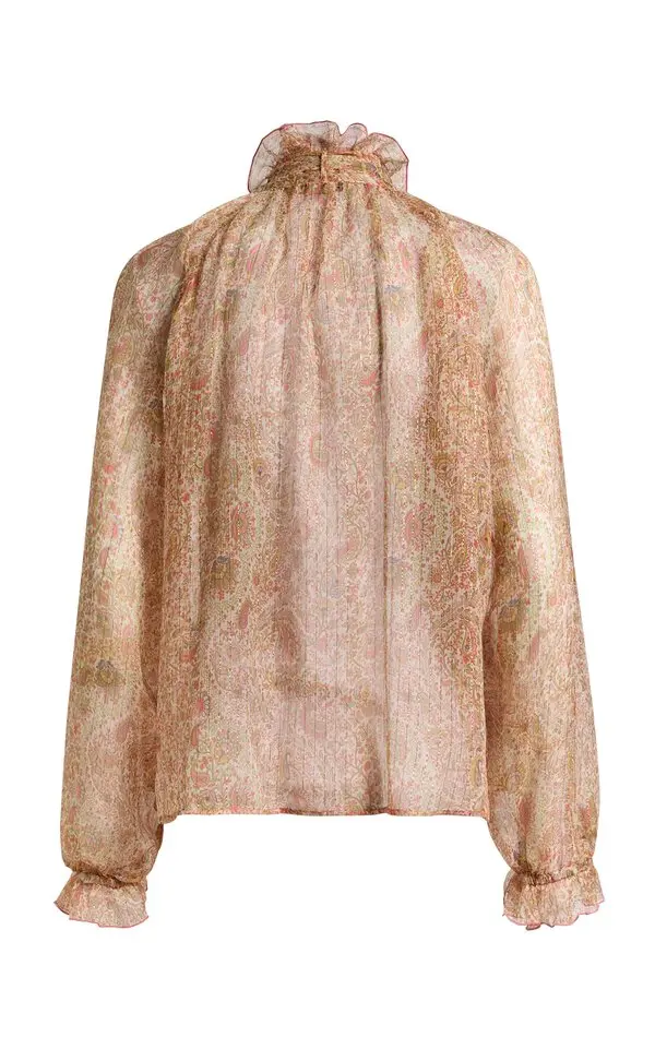 Etro Printed Silk-blend Blouse