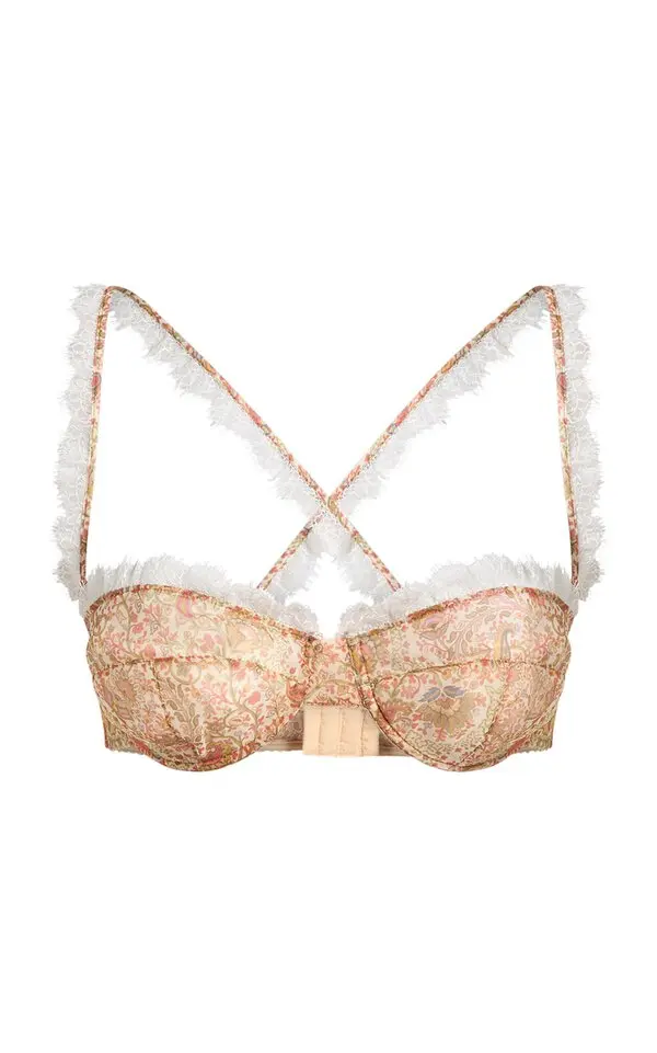 Etro Patterned Silk Bra