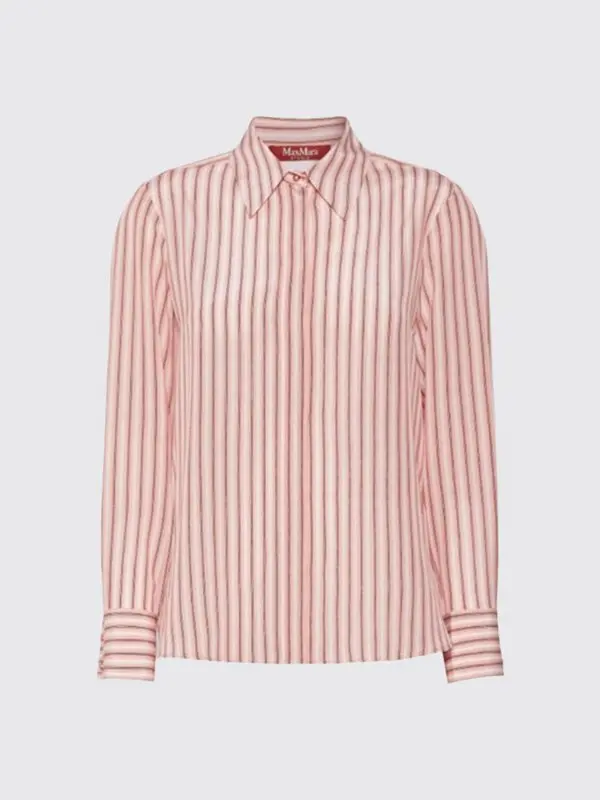 Max Mara Striped Silk Shirt