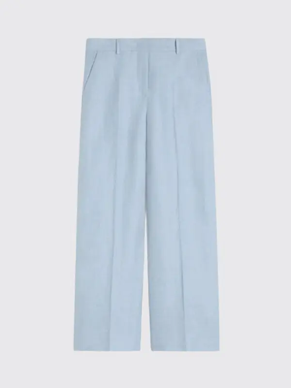 Max Mara Linen Pants - Blue