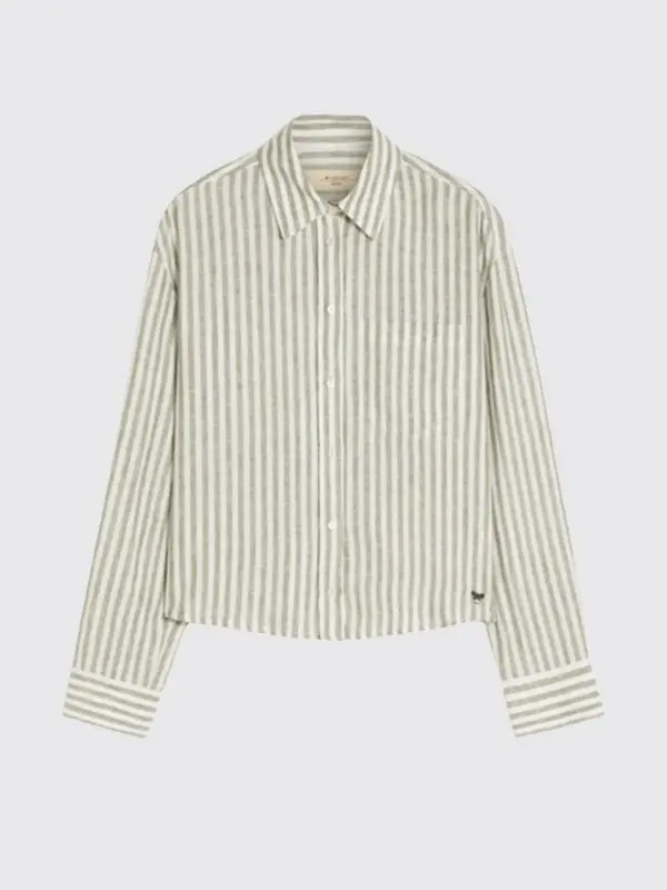 Max Mara Striped Linen Shirt