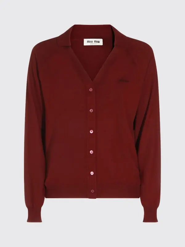 Miu Miu Virgin Wool Cardigan - Multicolor