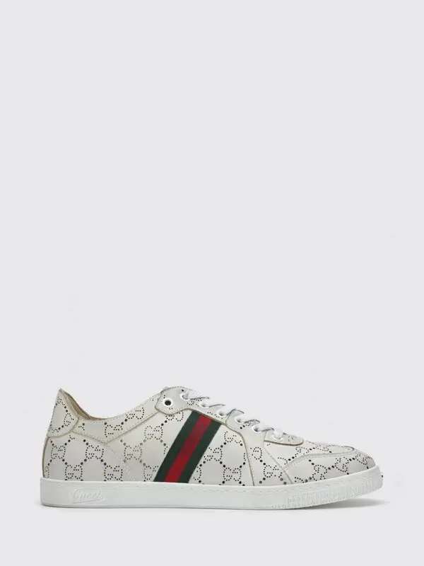 Gucci Calfskin Sneakers - White