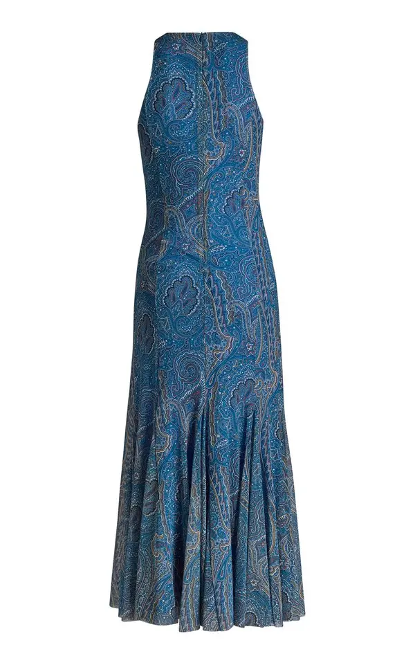 Etro Pleated Midi Dress