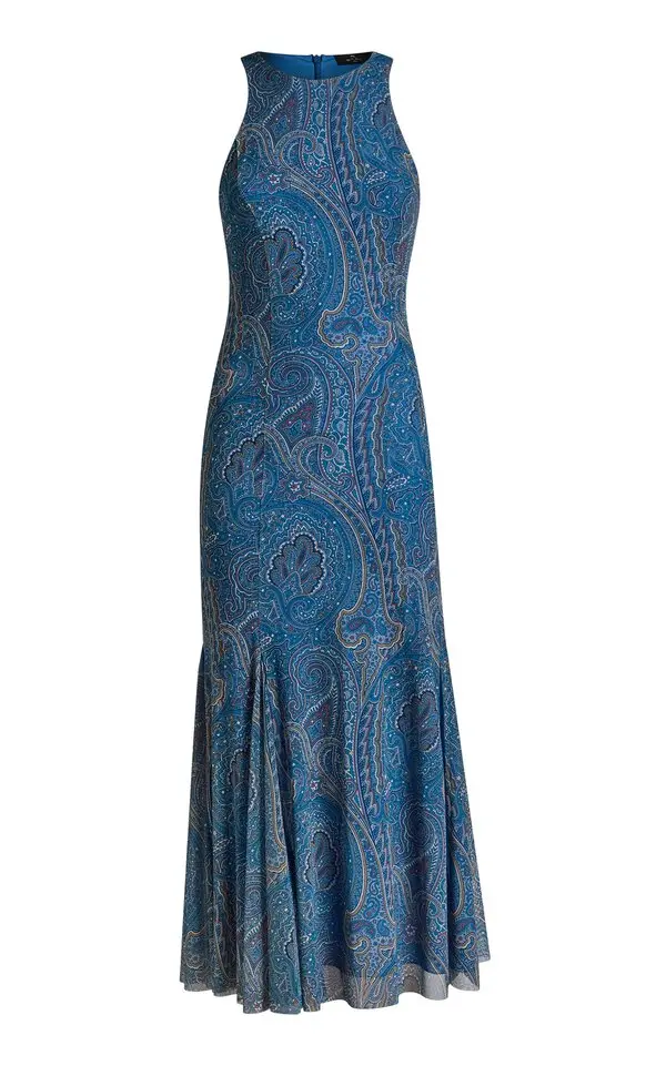 Etro Pleated Midi Dress