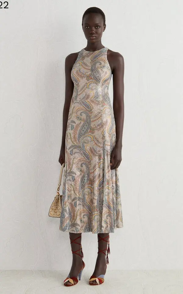 Etro Patterned Midi Dress