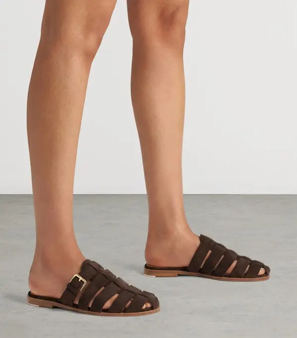 MALONE SOULIERS Suede Theresa Mules