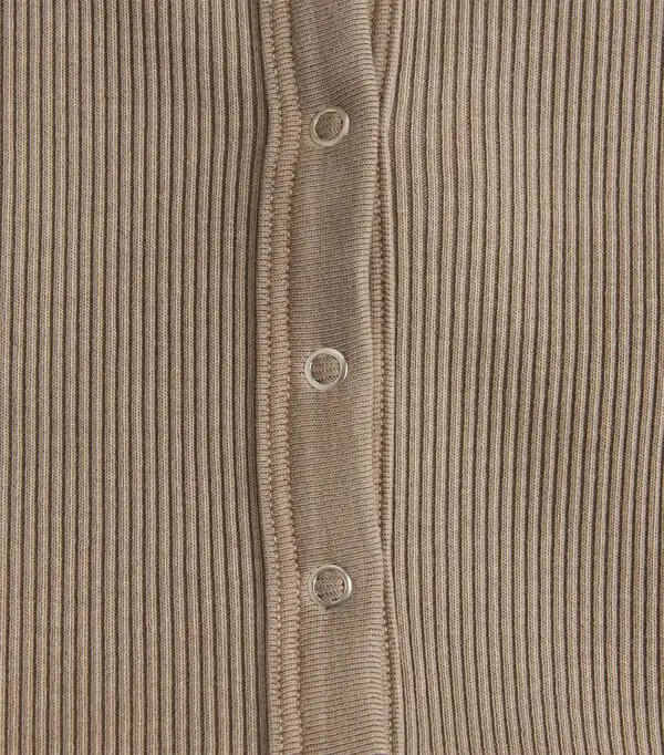 Citizens Of Humanity Short-sleeve Tabby Cardigan - Brown