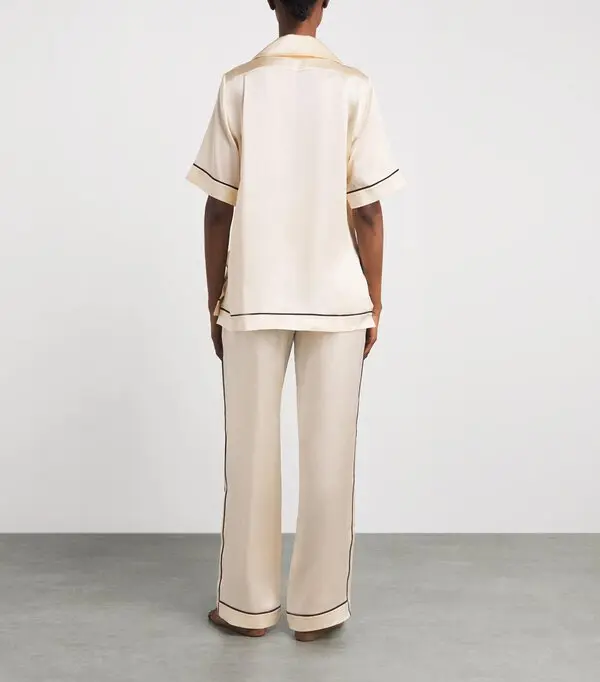 Olivia Von Halle Silk Tilda Pyjama Set