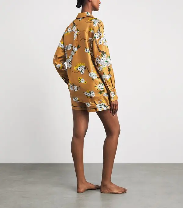 Olivia Von Halle Silk Carmena Alba Pyjama Set