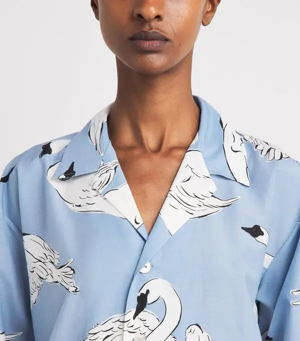 Olivia Von Halle Cotton-silk Casablanca Laia Pyjama Set