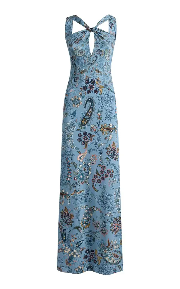Etro Keyhole Maxi Dress