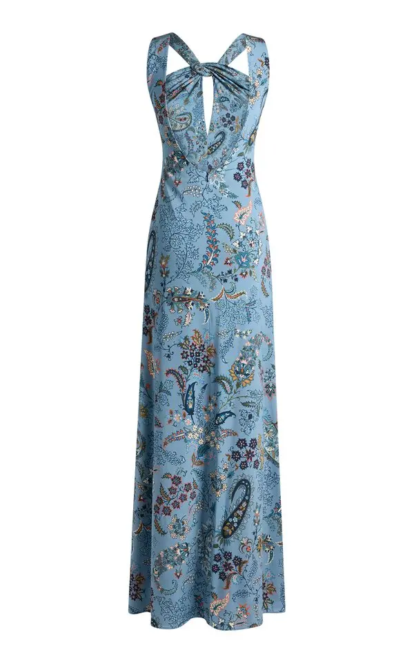 Etro Keyhole Maxi Dress