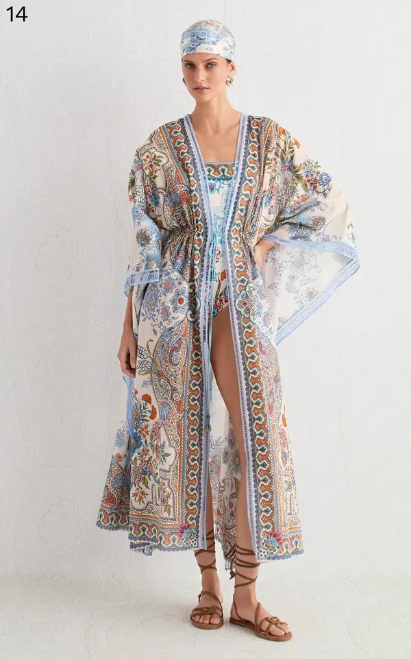Etro Printed Cotton Caftan