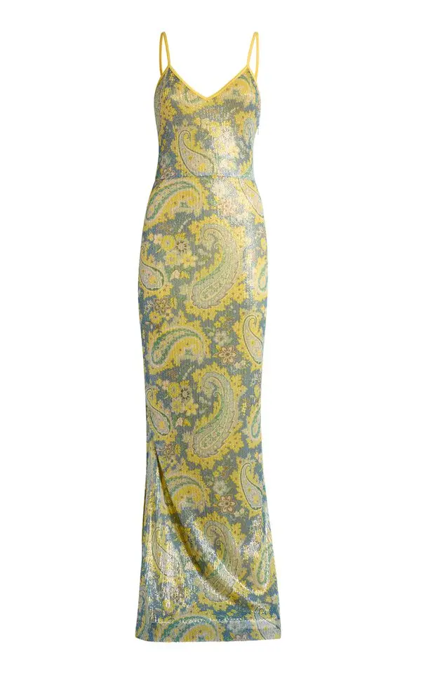 Etro Sleeveless Cami Maxi Dress